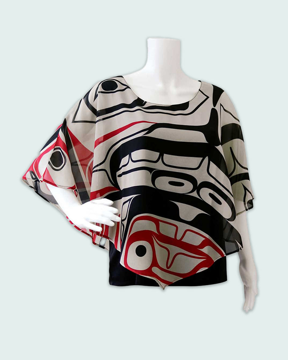 Chiffon Blouse - Raven Box – Blackfish Trading Post
