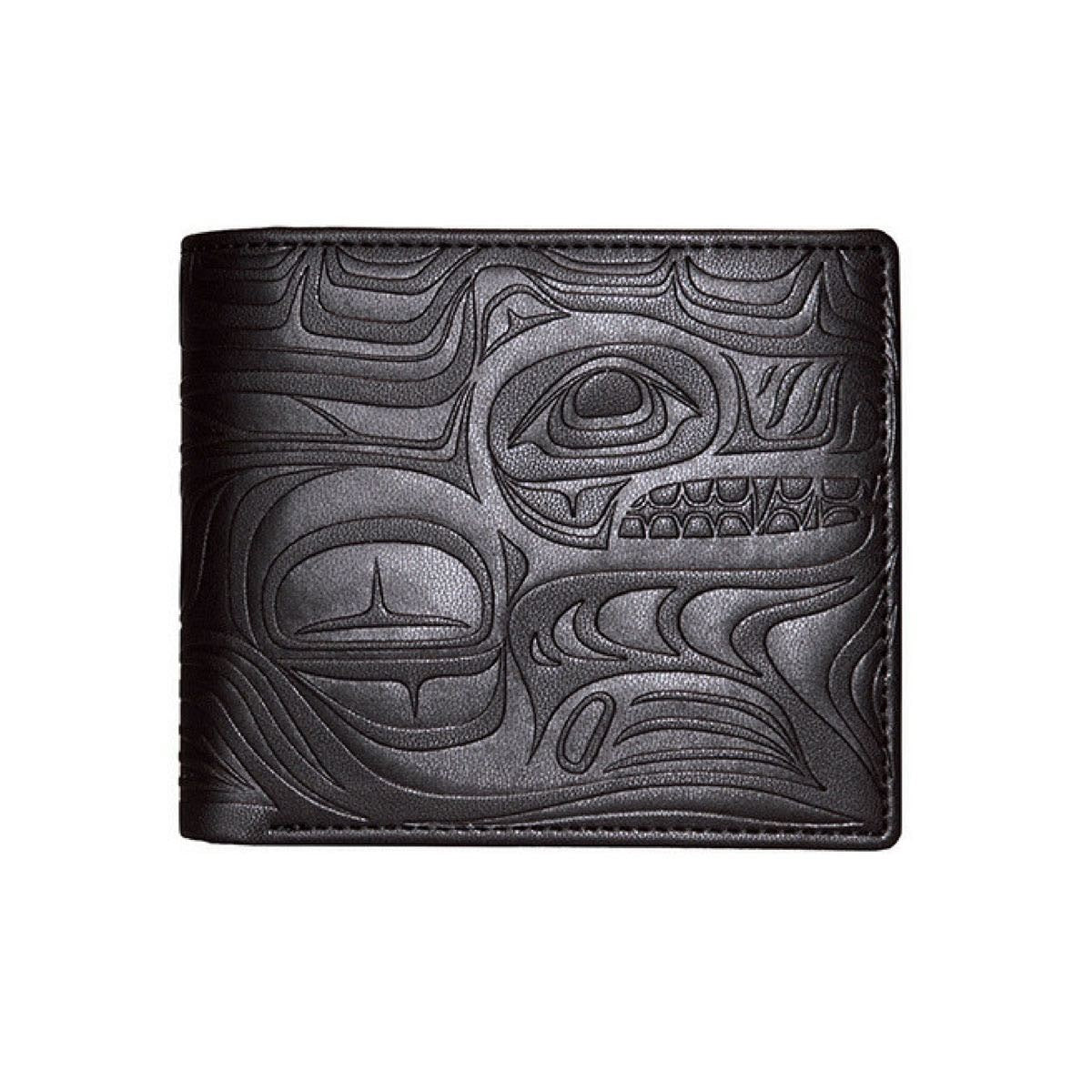 Embossed Wallet - Spirit Wolf – Blackfish Trading Post